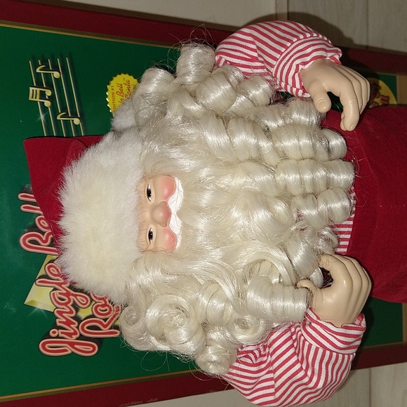 Christmas Fantasy Ltd. | Holiday | Vintage 998 Jingle Bell Rock Santa Rock Santa Collectibles ...